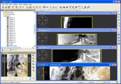 VISAT Help - Window Menu