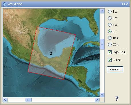 VISAT Help - World Map